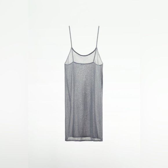 Zara | Dresses | Zara Nwt Short Dress With Shiny Thread | Poshmark